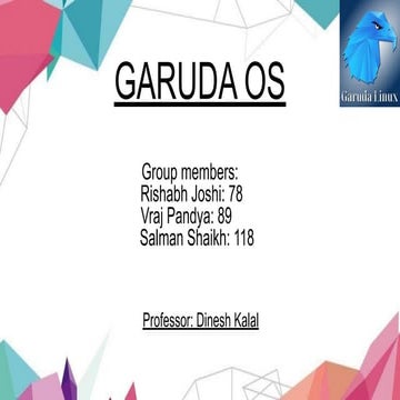 Garuda OS | PDF