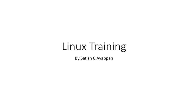 Linux And Bash Programming Ppt 6257
