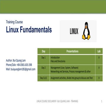 Linux Day1 | PDF | Operating Systems | Computer Software and Applications