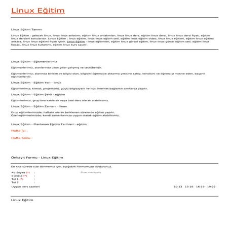 Linux egitim | PDF