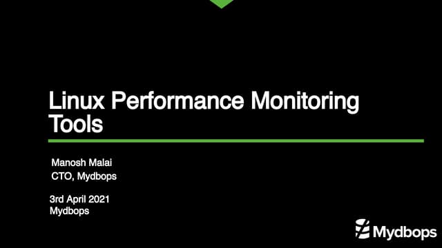 Linux Performance Monitoring Tools Ppt