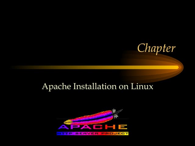 Linux Webserver Installation Command And Gui.ppt