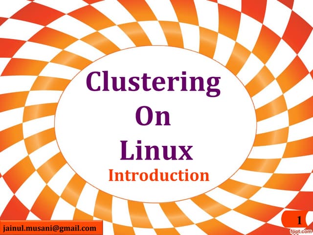 Linux12 Clustering Onlinux Pps