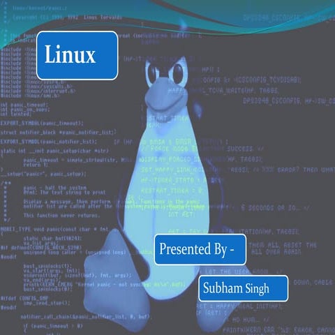 Linux 2018 | PPT