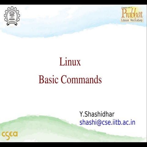 Linux basic commands | PPT
