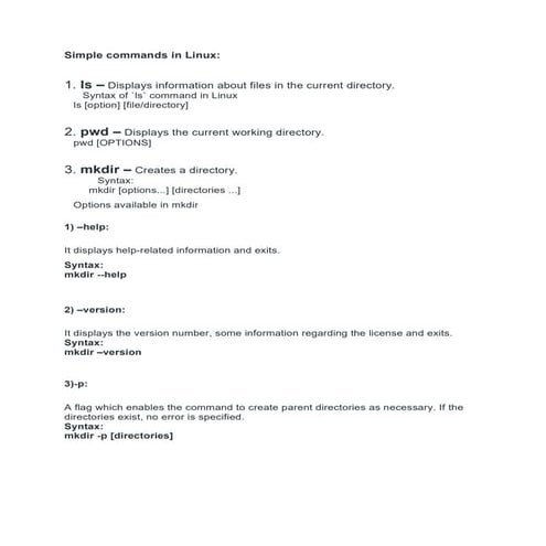 Linux Commandspdf Operating Systems Computer Software And Applications 2887