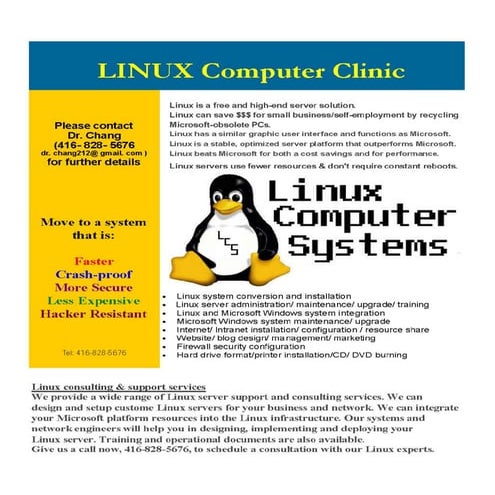 Linux computer clinic | PDF