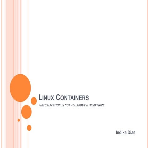 Linux containers | PPT