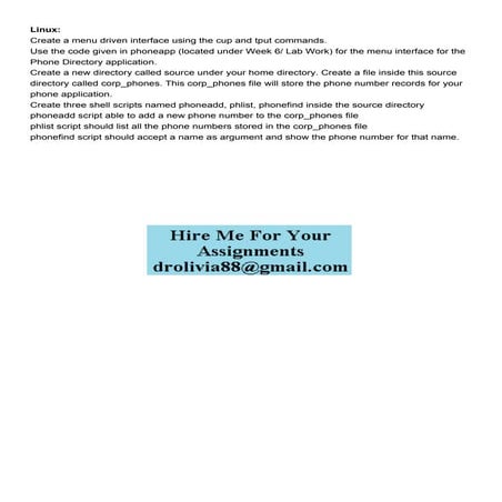 Linux Create a menu driven interface using the cup and tput.pdf