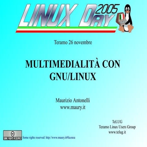 LinuxDay 2005 - Multimedialità con Linux - slides | PDF | Digital Audio | Computer Software and ...