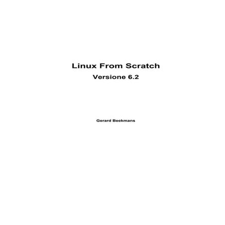 Linux From Scratch | PDF