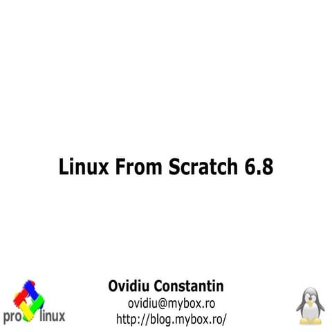 Linux from Scratch 6.8 | PDF