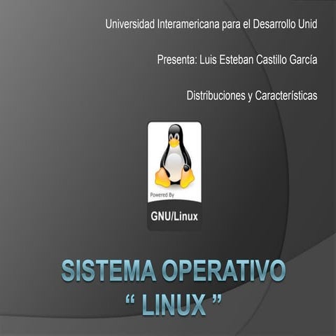 Distribuciones Linux | PPTX