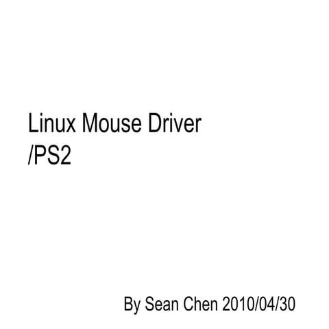Linux mouse | PPT