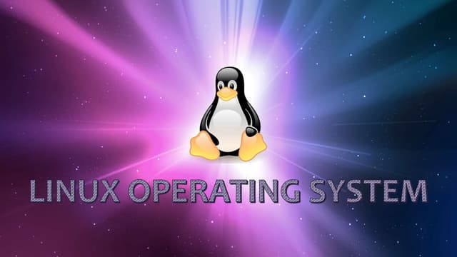 Linux Operating System Overview Ppt