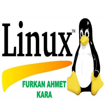 Linux short i̇nformation | PPT