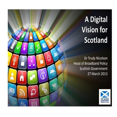 A Digital Vision for Scotland - LINX Peering Event | PPT