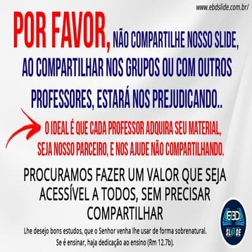 Lição 09 Deus glória a Deus santo e senhor | PPTX