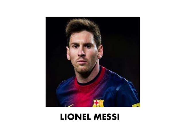 Presentation on Lionel Messi | PPT