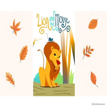 Lion and the Mouse (Short Reading for kids with exercises).pdf