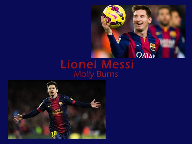 Presentation on Lionel Messi | PPT