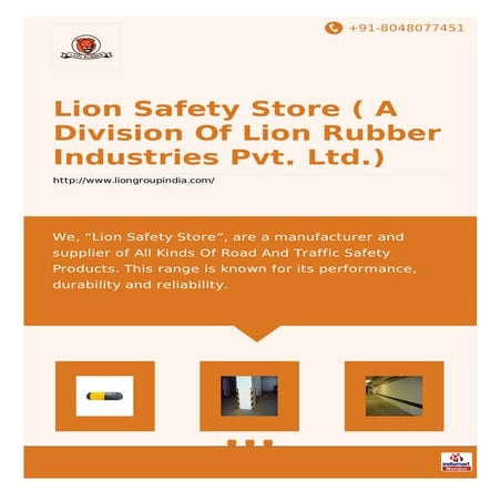 Lion Safety Store, Mumbai,Road & Traffic Safety Products | PDF