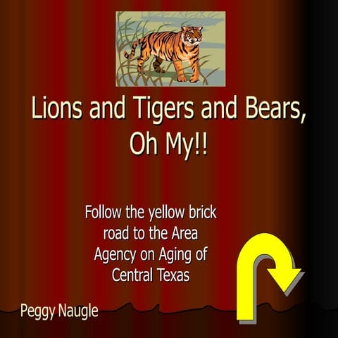 Lions And Tigers And Bears, Oh My | PPT