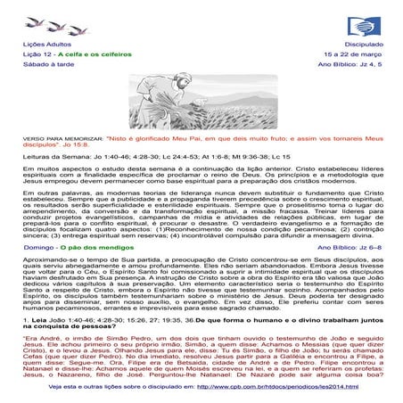 A ceifa e os ceifeiros_Lição_original com textos_1212014 | PDF