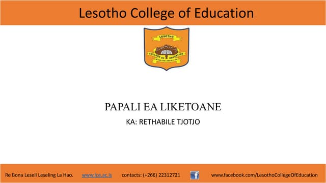 MELEMO EA LITLHARE TSA SESOTHO.pptx