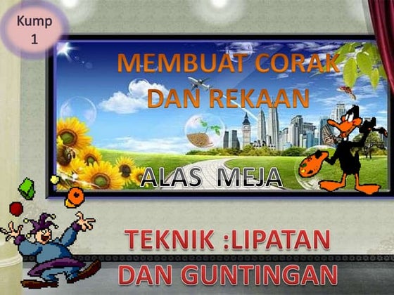 Contoh aktiviti lipatan dan guntingan | DOCX