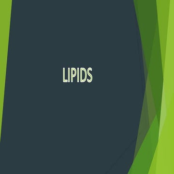 Lipid | PPT