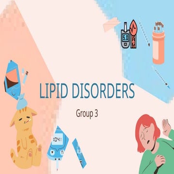 The Lipid-Disorders for Biochemistry Subject | PPTX