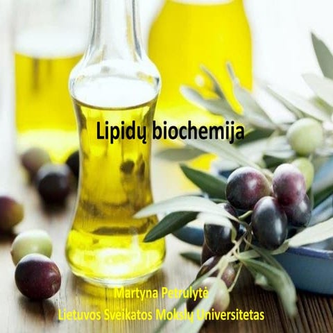 Lipidų biochemija 1 | PDF