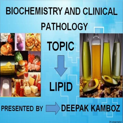 LIPIDS : Introduction,Classification,Example,Disease Related To Lipid Metabolism | PDF