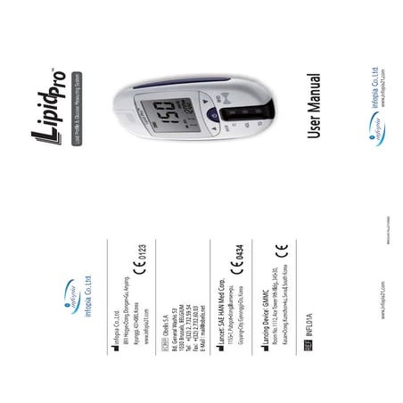 Lipid pro meterrmanual_it | PDF