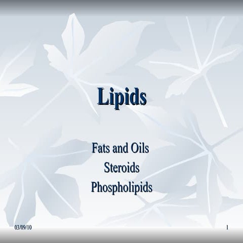 Lipids | PPT