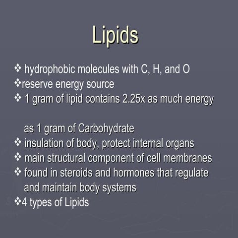 Lipids | PPT