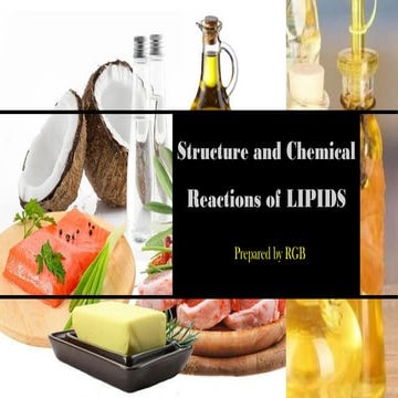 Lipids: Structure and Functions | PPTX