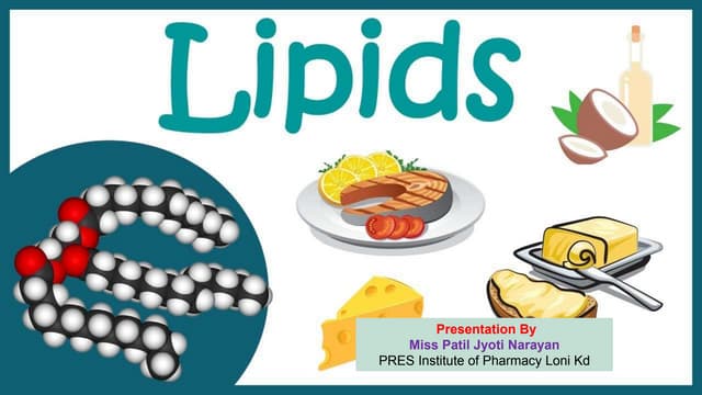 Qualitative and quantitative tests for lipids | PPTX