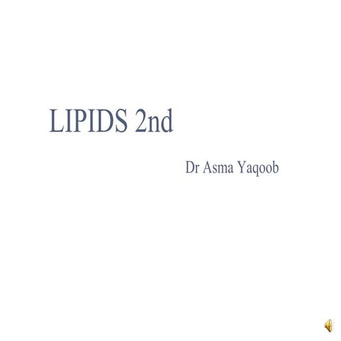 Lipids 2nd.ppt