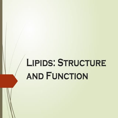 Importance of lipids in biochemistry .pptx