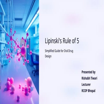 Lipinski's Rule of 5 by rishabh Tiwari.pptx