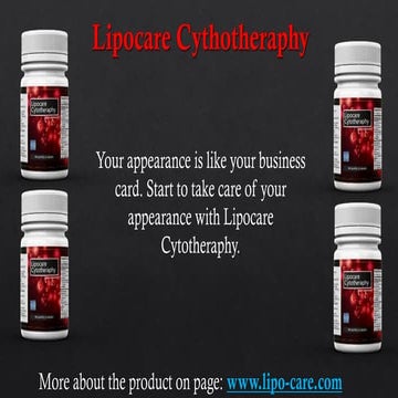 Lipocare cytotheraphy – Skuteczne odchudzanie | PDF