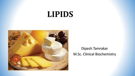 Lipids: Structure and Functions | PPTX | Chemistry | Science