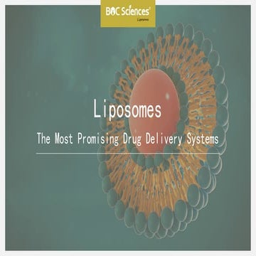 Liposome based drug delivery system-boc sciences | PDF