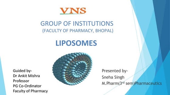 liposome mediated gene delivery | PPTX | Biological Sciences | Science