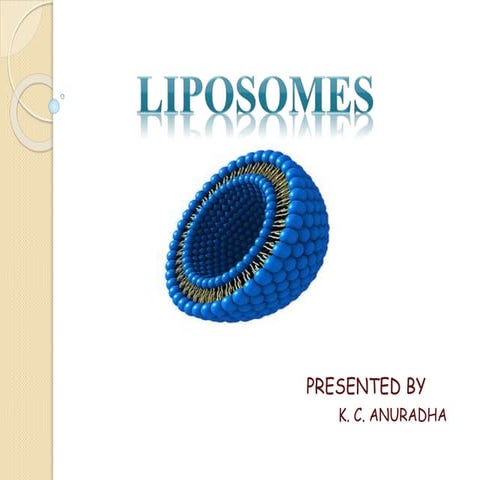 Liposomes | PPTX
