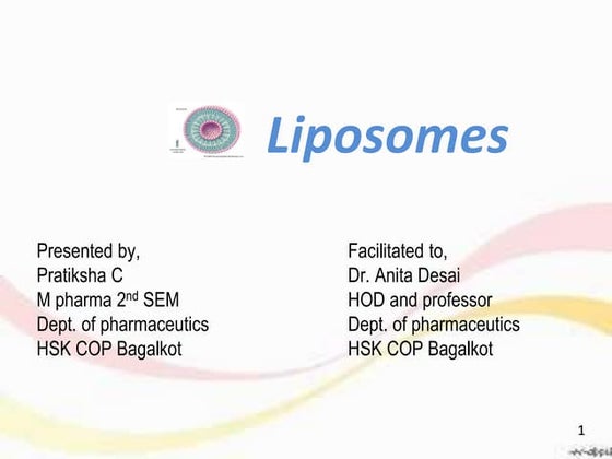 Proliposomal Drug Delivery System An Updated Review | PDF