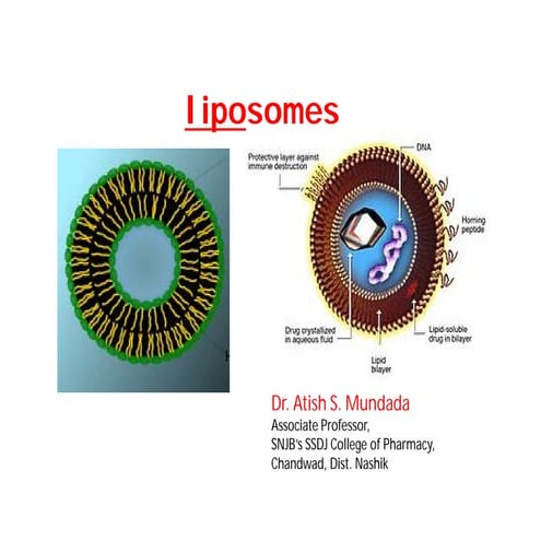 Liposomes dr. asm | PDF