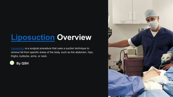 Liposuction –vaser six pack correction | PDF